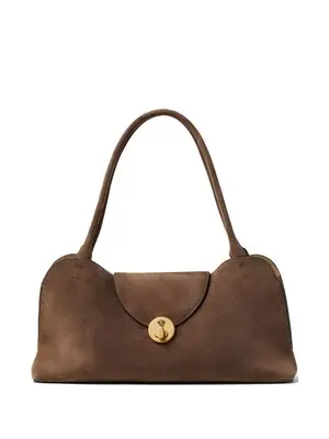 Versace Vivian Suede Leather Shoulder Bag