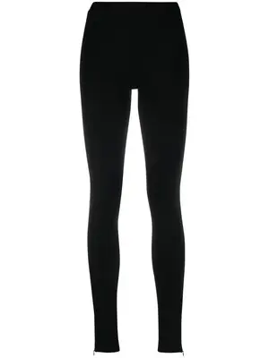TOTEME Zipped Leggings - Black
