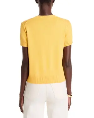 Lafayette 148 New York Cotton & Silk Crewneck Sweater