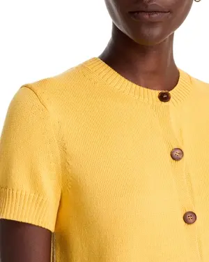 Lafayette 148 New York Cotton & Silk Crewneck Sweater