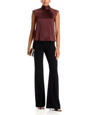 Generation Love Rachel Chantilly Lace Trim Blouse