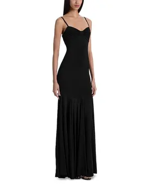 Alice + Olivia Irina Godet Maxi Dress