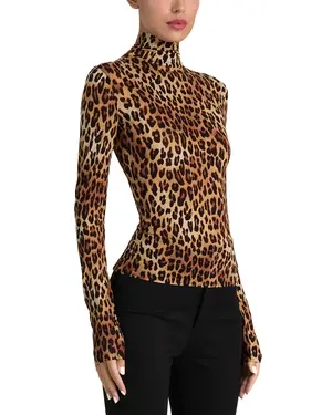 Alice + Olivia Delaina Turtleneck Top