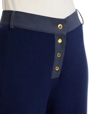 Rag & Bone Wool Stretch Wide Leg Pants