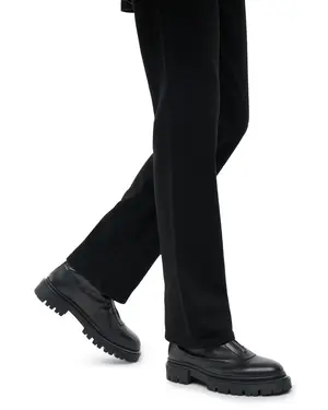 Staud Miles Zip Ankle Boots - Black
