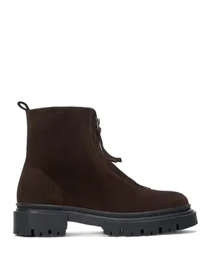 Staud Miles Zip Ankle Boots