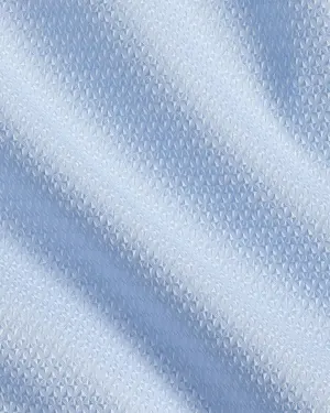 David Donahue Trim Fit Dobby Solid Dress Shirt - Sky