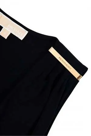 Michael Kors Sleeveless Draped Mini Dress