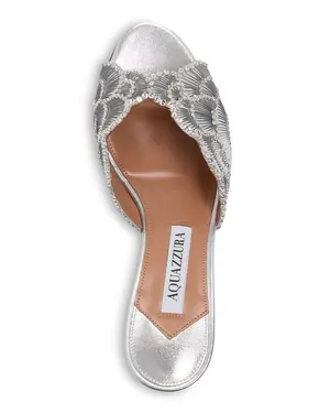 AQUAZZURA Ce Soir Pointed Mule Pumps