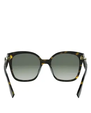Fendi Ff Diamonds Square Sunglasses, 55mm