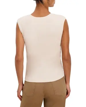NIC+ZOE Perfect Knit Rib Growover Tank - Coconut