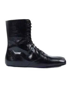 ANN DEMEULEMEESTER Leather Lace-up Boots