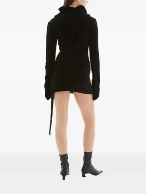 Ottolinger Hooded Zip-front Mini Dress