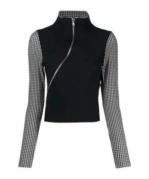 Ottolinger Long-sleeved Turtleneck Sweater - Black