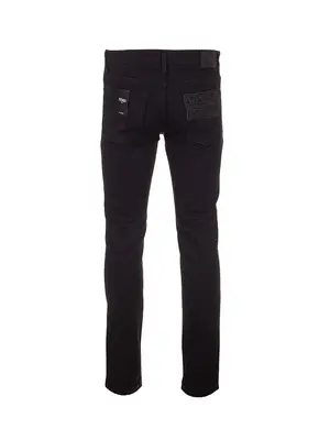 Fendi Logo Patch Slim-fit Jeans