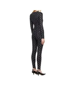MARINE SERRE Moon-pattern Jersey Jumpsuit