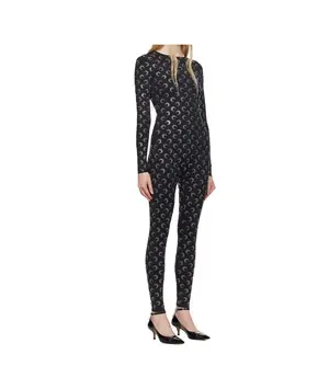 MARINE SERRE Moon-pattern Jersey Jumpsuit