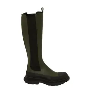 Alexander McQueen Tread Slick Knee High Boots