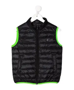Herno Padded Contrasting-trim Gilet - Black