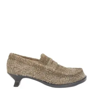 Loewe Campo Loafer In Brushed Suede