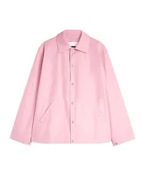 JIL SANDER Button Logo Shirt Jacket