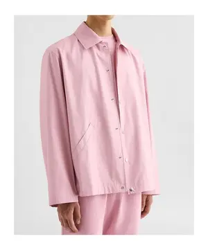 JIL SANDER Button Logo Shirt Jacket