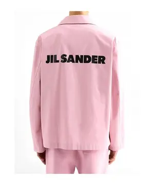 JIL SANDER Button Logo Shirt Jacket