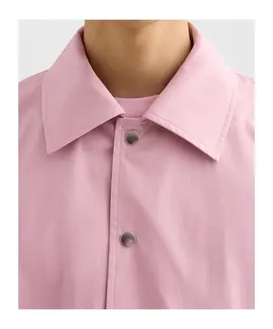 JIL SANDER Button Logo Shirt Jacket