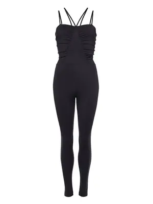 ERES Pina Cross-back Gathered Jumpsuit - Black