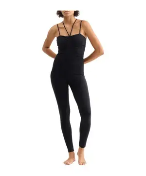 ERES Pina Cross-back Gathered Jumpsuit - Black