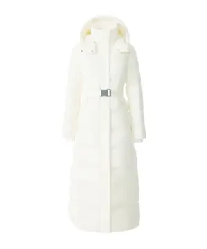 Mackage Hooded Belted Coat - Creme