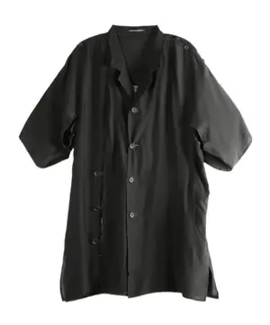 Yohji Yamamoto Micro Printed Dolman Jacket - Black