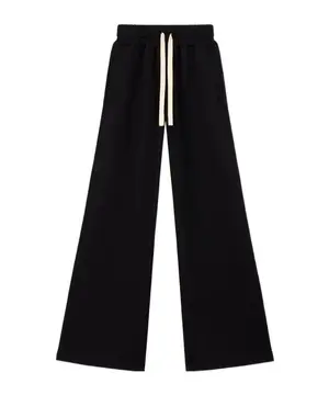 Palm Angels Curved Logo Wide-leg Track Pants