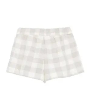 Liu Jo Plaid Pattern Shorts With Elasticated Waistband