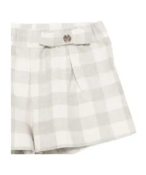 Liu Jo Plaid Pattern Shorts With Elasticated Waistband