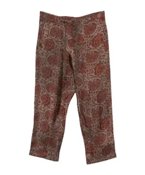 UMA WANG Perch Floral Print Drawstring Pants - Grey/red