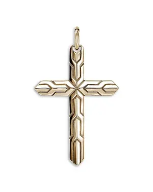 John Hardy 14k Yellow Icon Cross Pendant - Gold