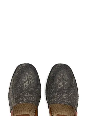Etro Arnica Jacquard Espadrilles - Black