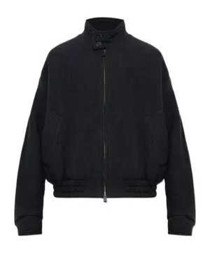 DARKPARK Herringbone Wool Bomber Jacket