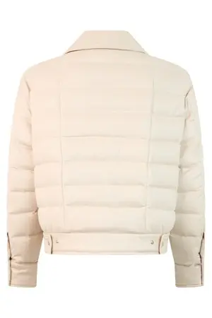 Herno Quilted Asymmetric Zip Coat