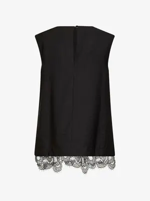 Studio Nicholson Lace-trim Sleeveless Top