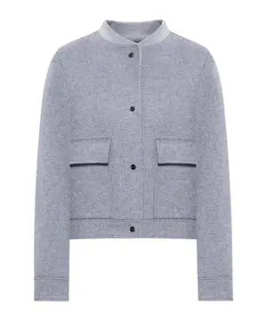 Herno Button-up Bomber Jacket - Grey
