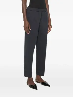 Fabiana Filippi Twill Weave Elasticated Waist Straight-leg Trousers