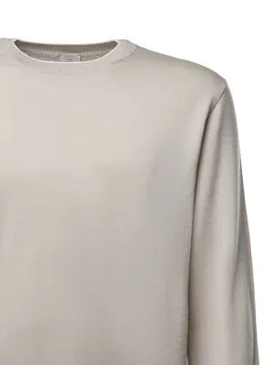 Eleventy Crew Neck Fine Knit Top