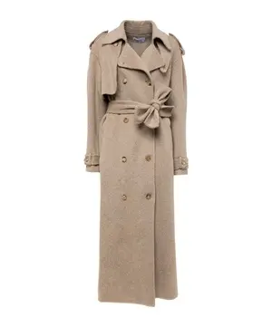 Giuseppe Di Morabito Double-breasted Belted Coat - Light-colored