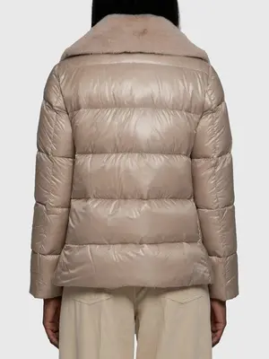 Herno Down Jacket With Fur Collar