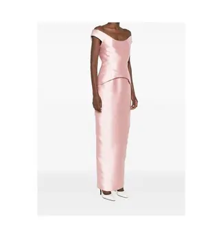 Solace Off-the-shoulder Dress With Ruffle Detailing - Light Pink