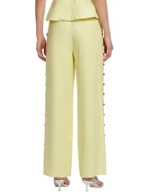 Simkhai Cayman Wide-leg Pants - Yellow