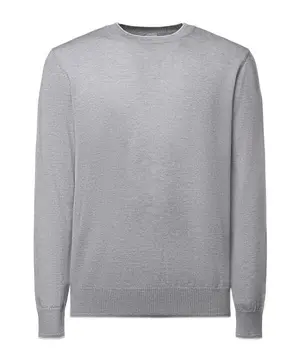 Eleventy Long-sleeve Knit Top With Contrasting Accents