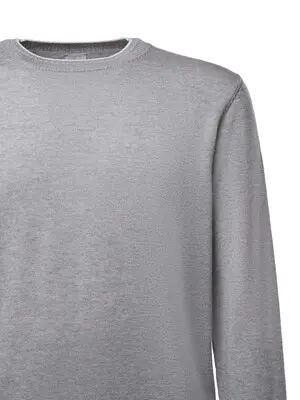 Eleventy Long-sleeve Knit Top With Contrasting Accents